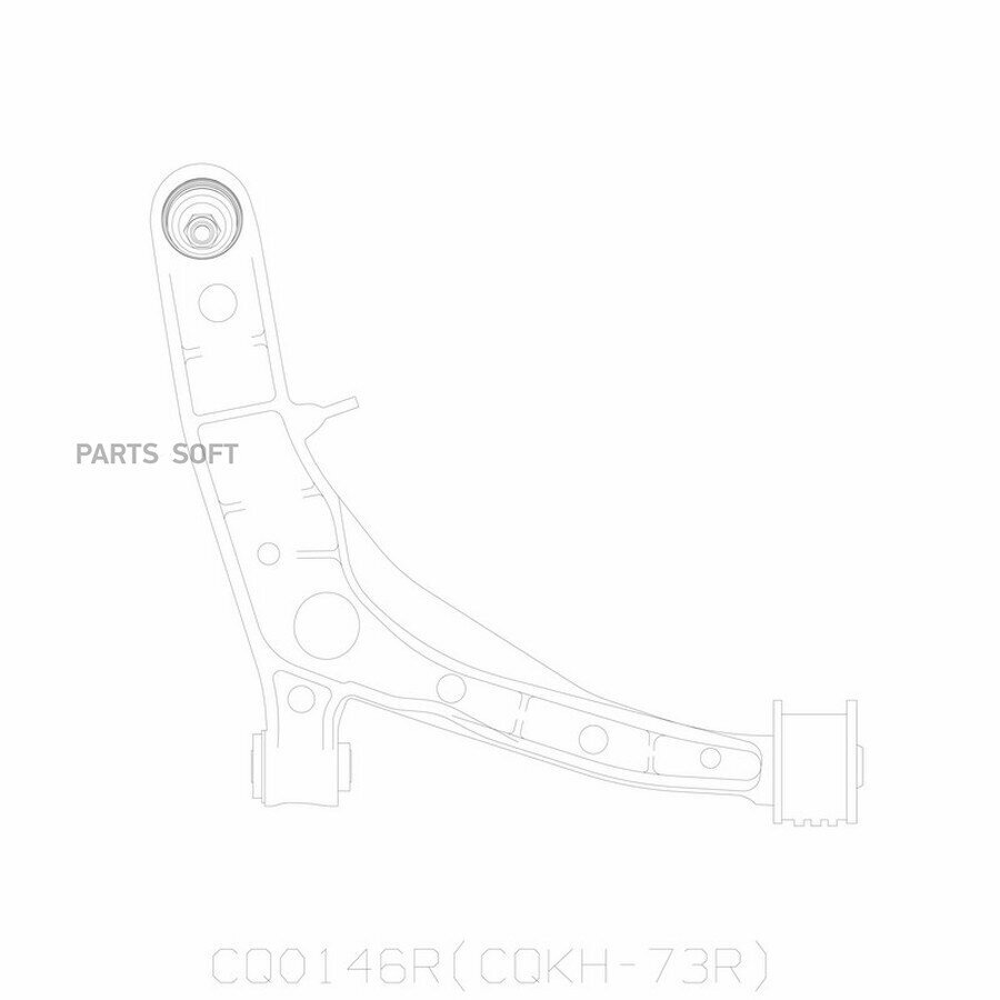 CTR CQ0146R Рычаг передней подвески HYUNDAI Santamo / KIA Carstar / Joice 1998 - 2002 / MITSUBISHI Space Runner ()