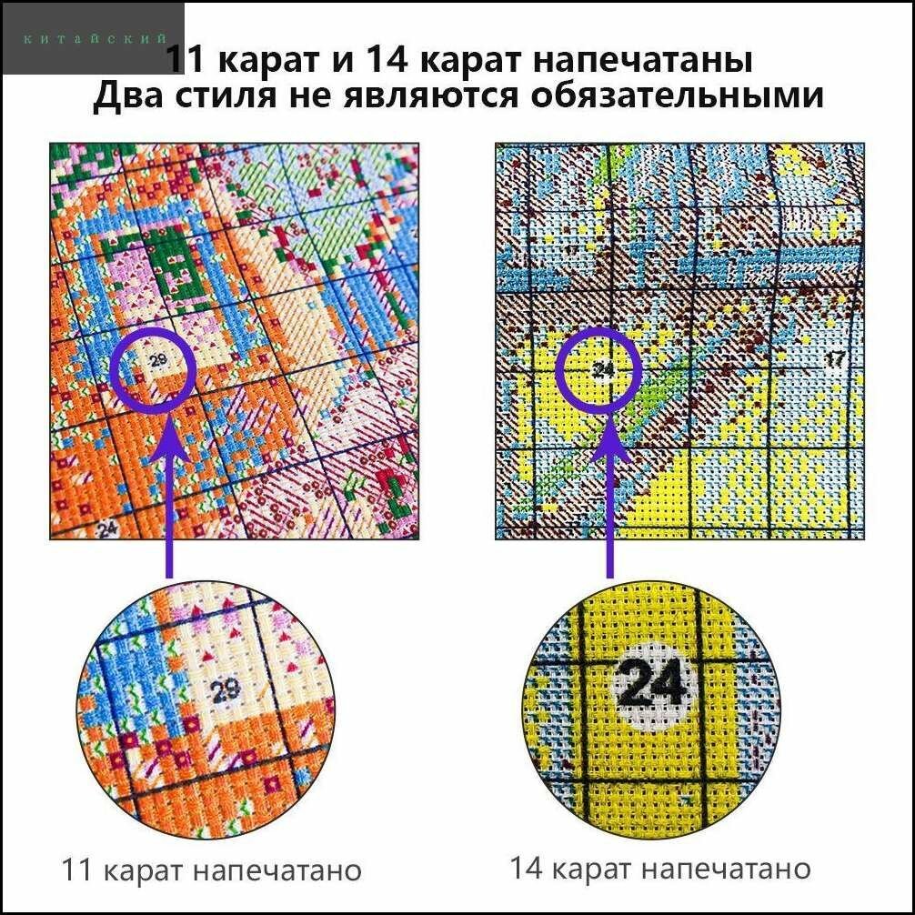 MEIAN Набор для вышивания, 30х40СМ, 40 цветов, 14CT, Садовая вилла