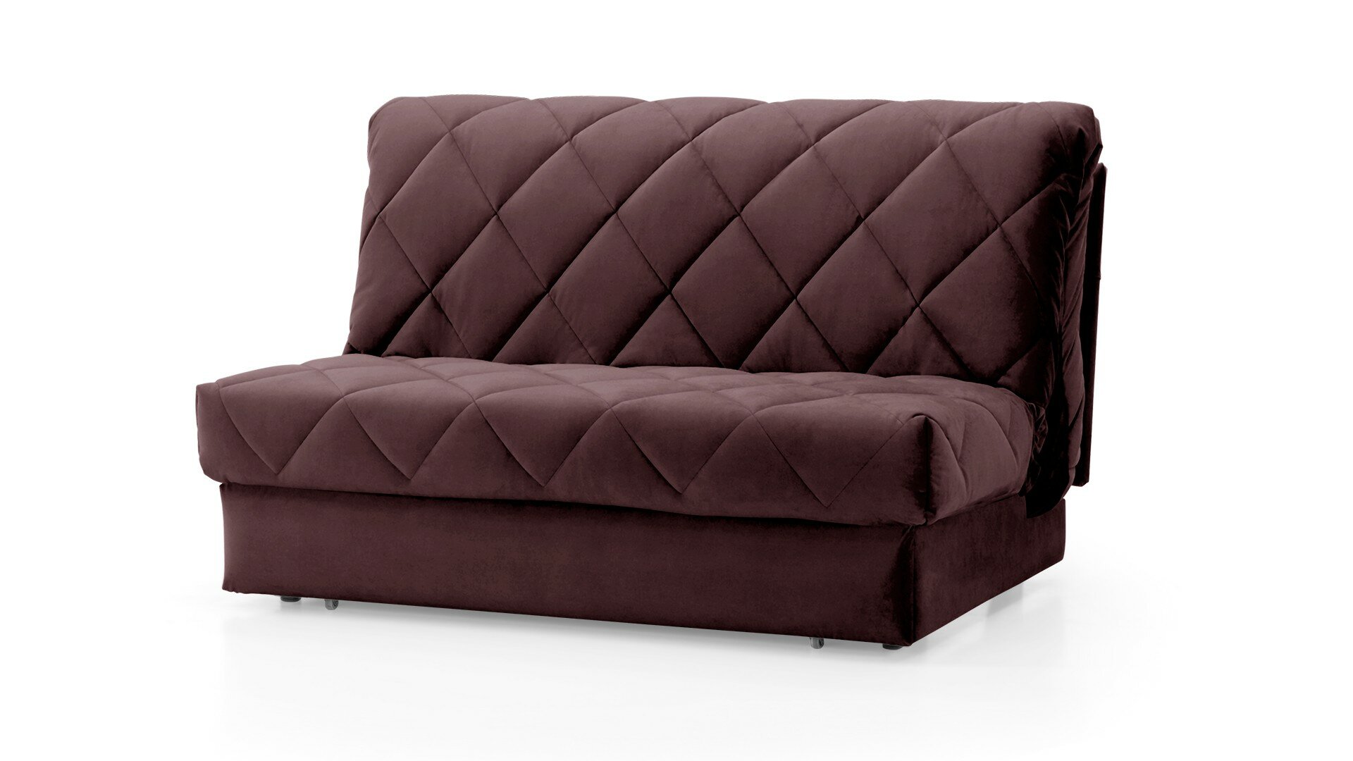 Диван Римус Лайт Velutto 15 NOW 161x110x92 см, бордовый Велютто, аккордеон Фиеста