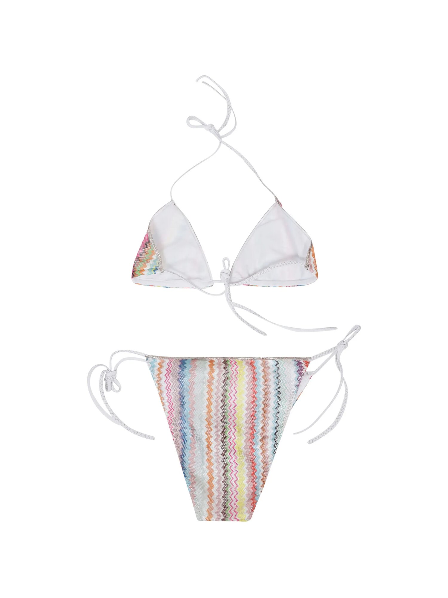 Купальник Missoni Zig-zag-pattern bikini, размер 44, синий — фото 1
