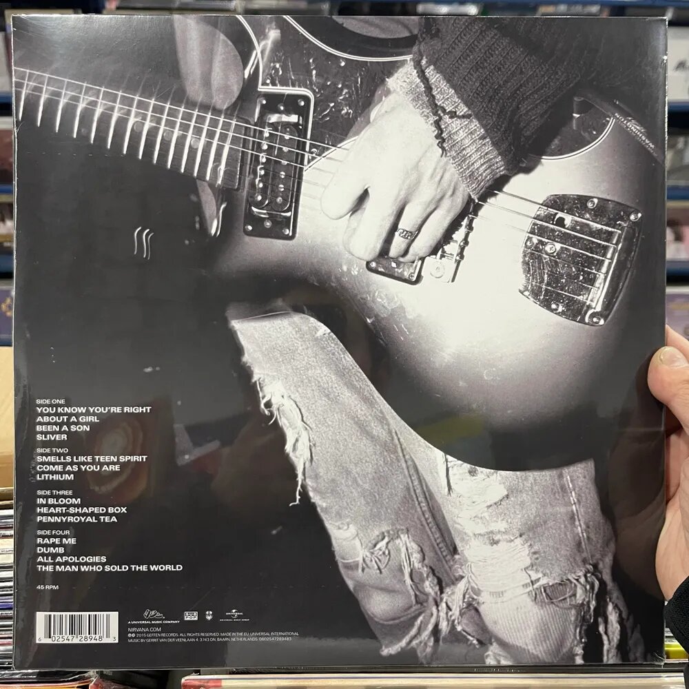 Виниловая пластинка Nirvana - Nirvana, LP. Альбом в черном конверте, альтернативный рок — фото 1