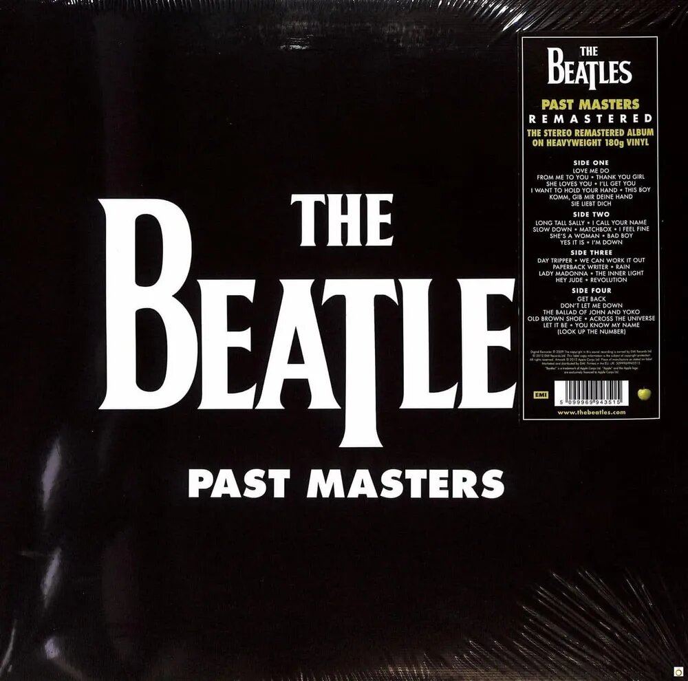 Виниловая пластинка The Beatles Past Masters Remastered 2 LP 180g Vinyl Европейский Союз