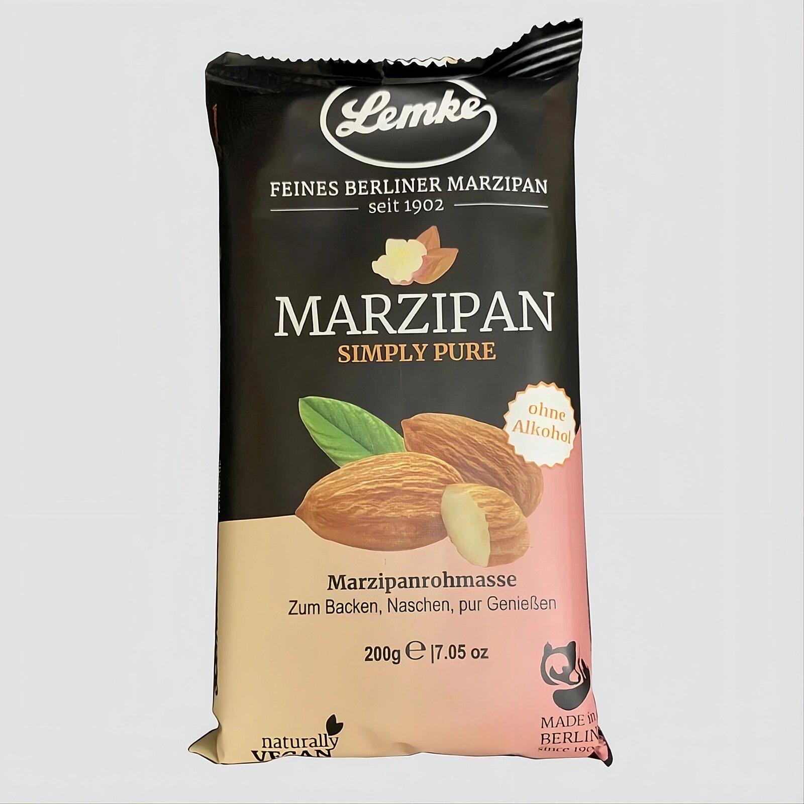 Марципан Lemke Simply Pure, 200 г, Германия