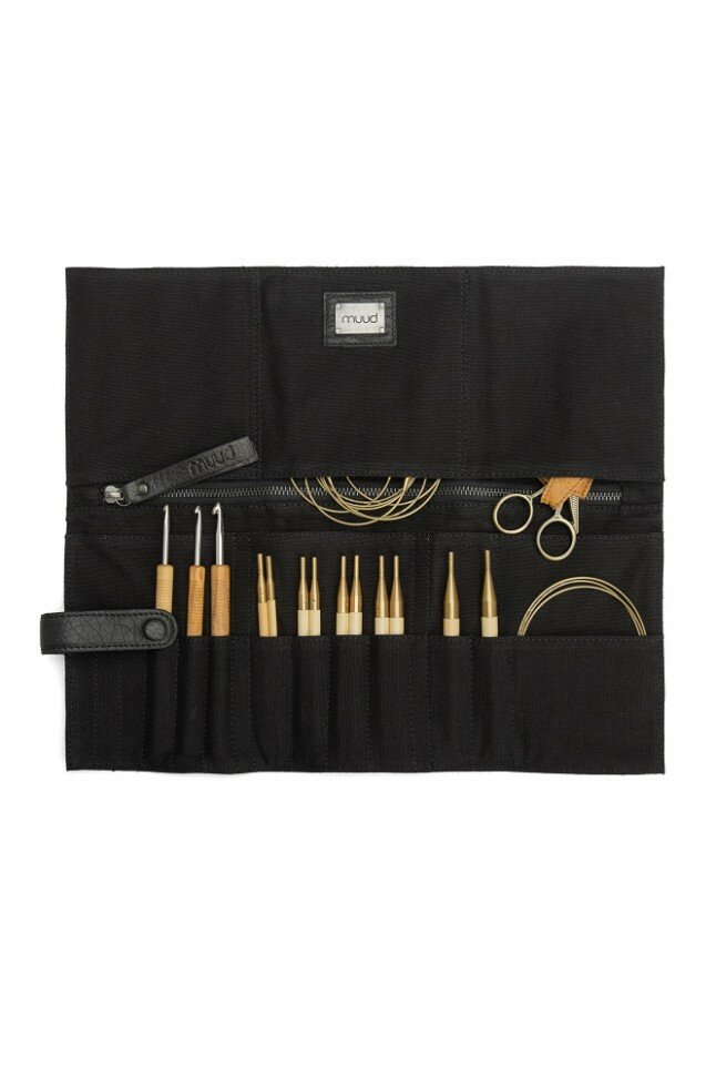 Органайзер для спиц "Canvas Stockholm" Muud , цвет черный, 15 х 38 х 31 см