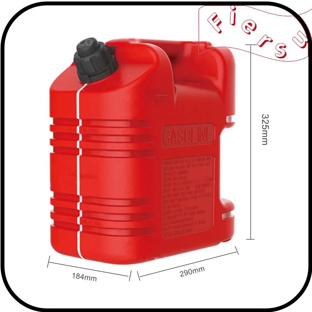 Бензиновая канистра 10L, Spill-proof, для безопасного хранения топлива