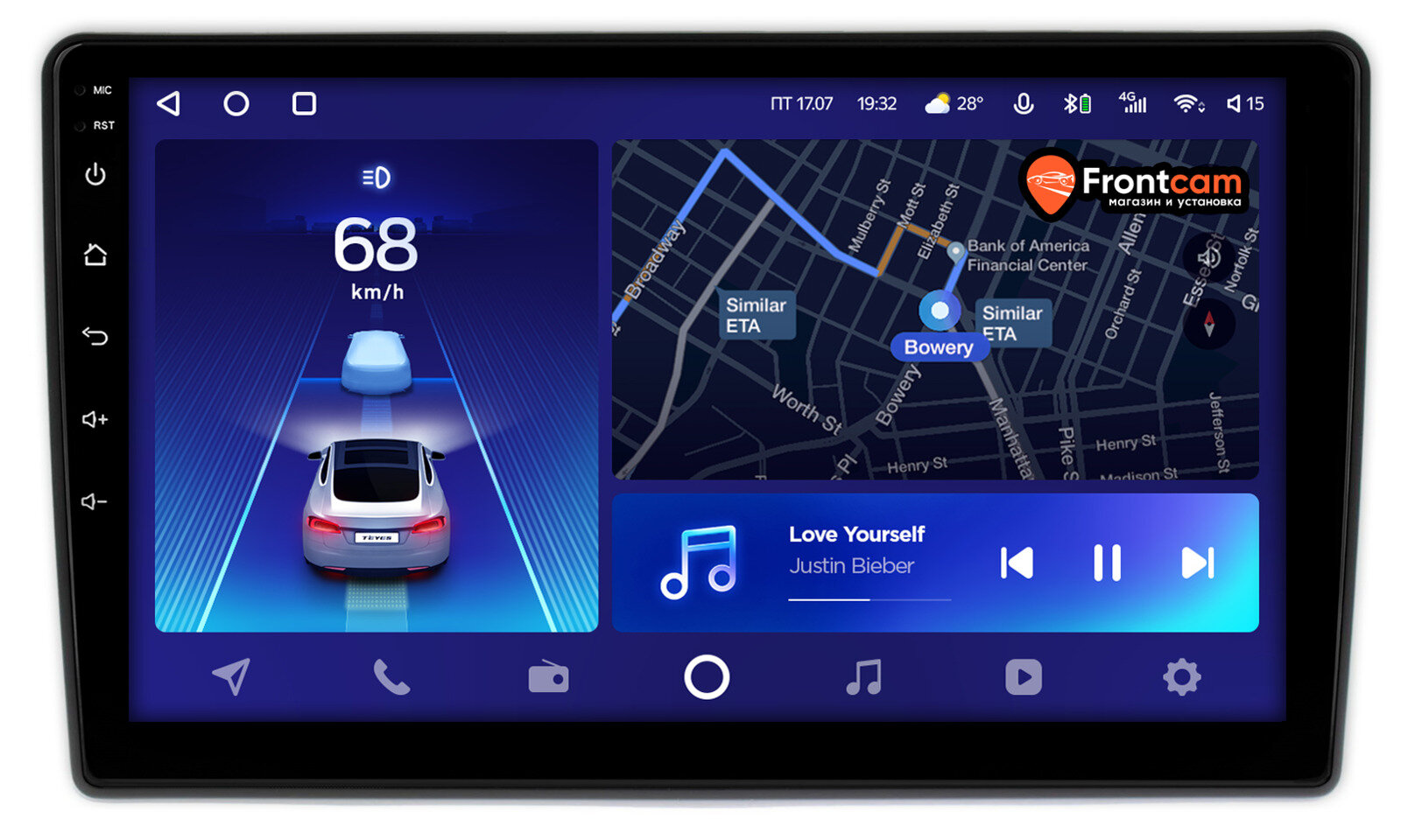 Штатная магнитола Toyota Ist 2001-2007 Teyes CC2 PLUS 6/128 10" RM-10-1183 Android 10 (4G-SIM, DSP, QLed)