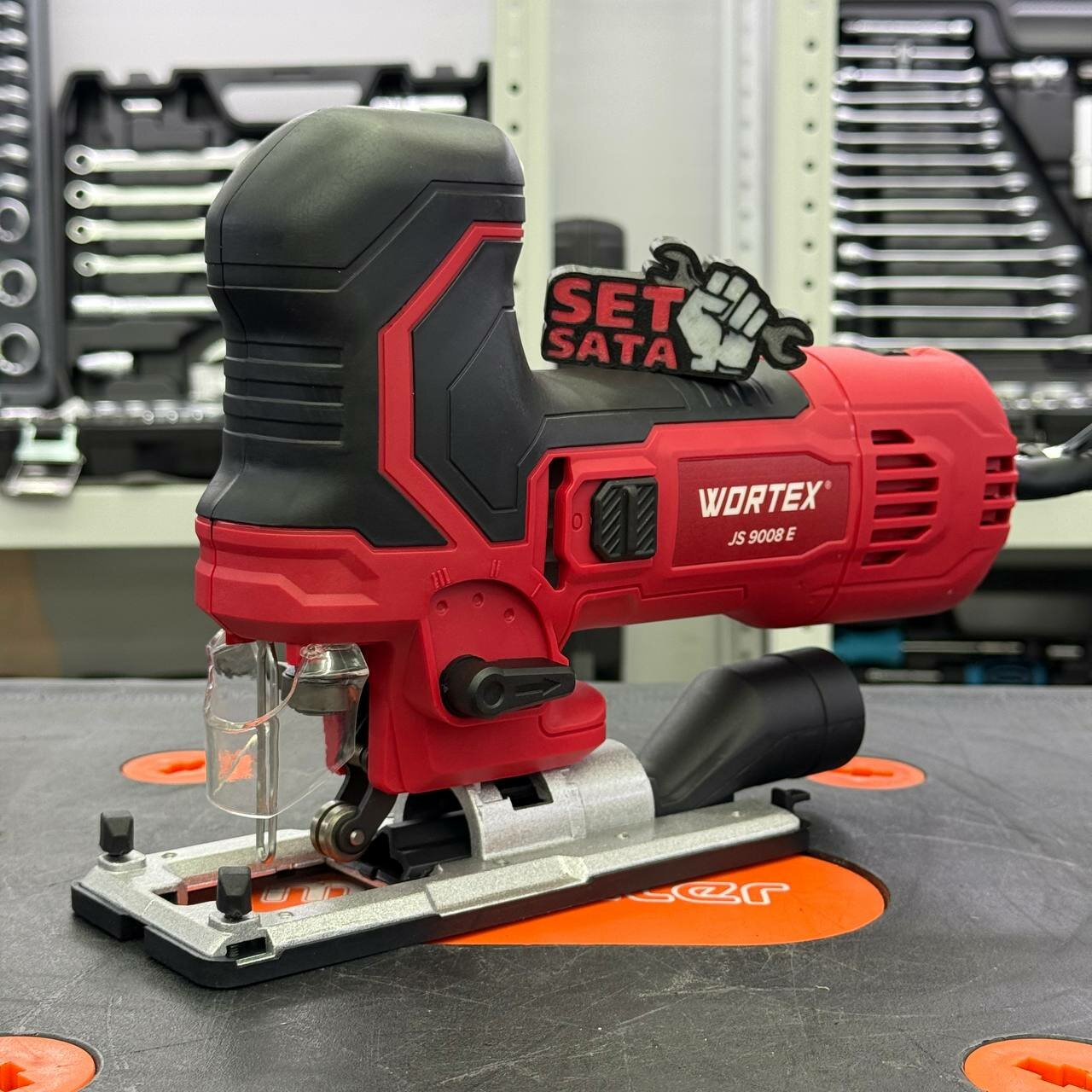 Лобзик электрический Wortex JS 9008E с подсветкой 750 Вт (1335988)