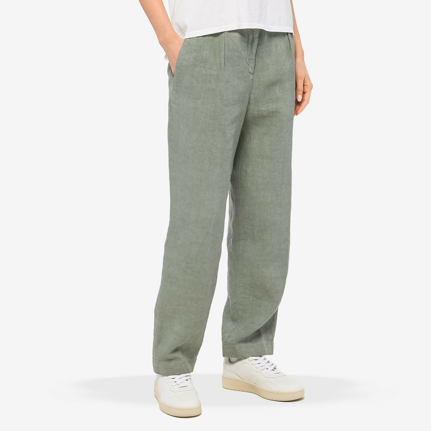 Брюки Aspesi Брюки Aspesi Pantalone Mod.0134 Linen, размер 38, sasso — фото 1