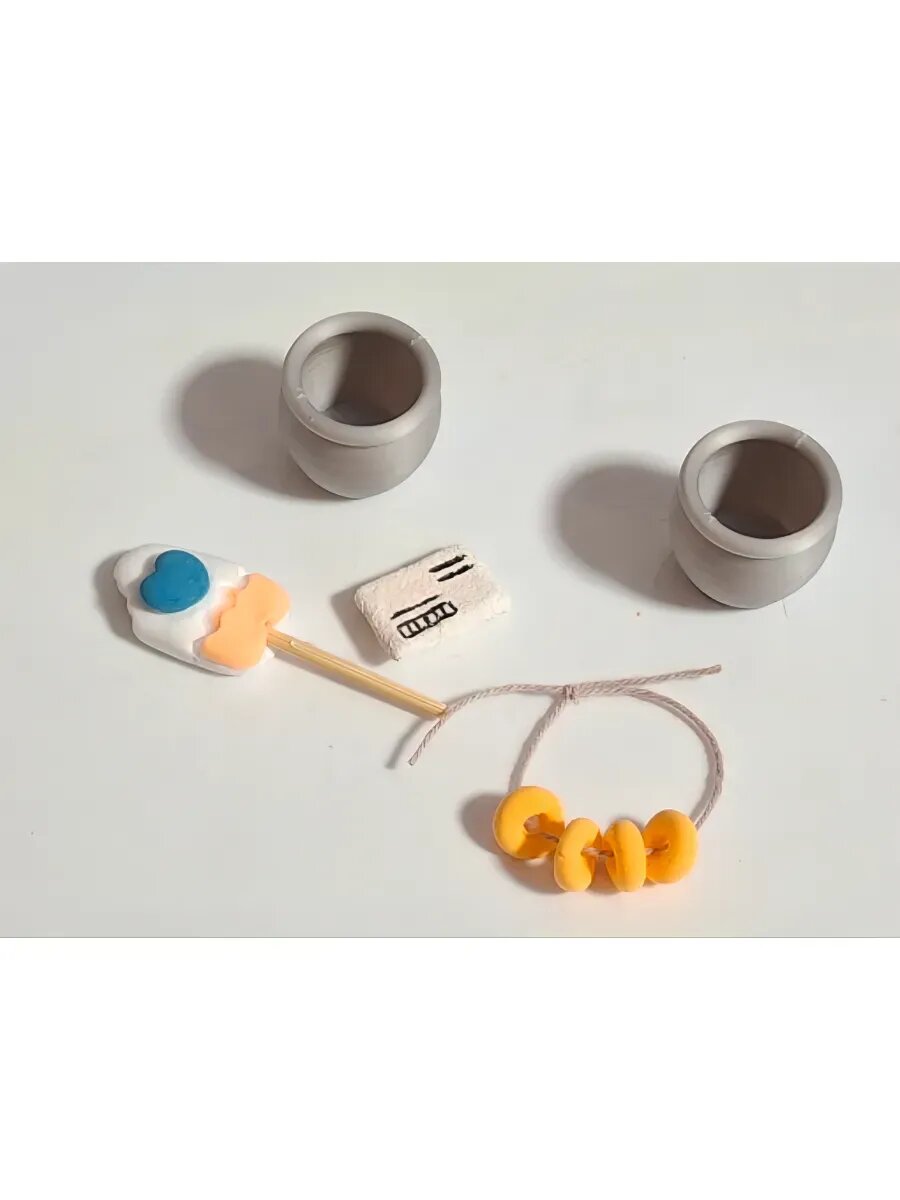 Набор миниатюр - 5 шт, для ватной игрушки