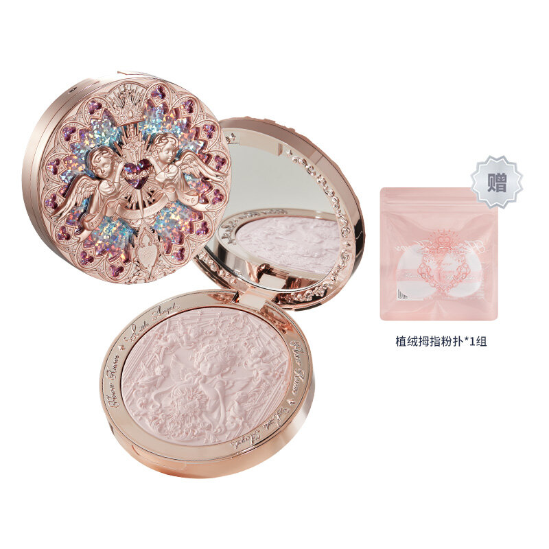 Рельефный хайлайтер женский Flower Knows Little Angel Collection Shimmer Shiny, оттенок M02 Angel Strawberry