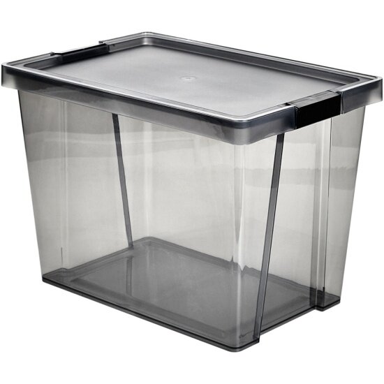 Ящик для хранения Idea хенди 30 л 2904 черный прозрачный