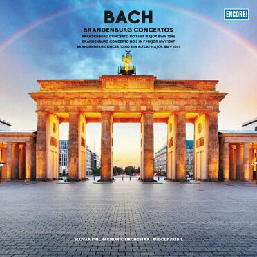Виниловая пластинка Slovak Philharmonic Orchestra & Rudolf Pribil – Bach Brandenburg Concertos (LP)