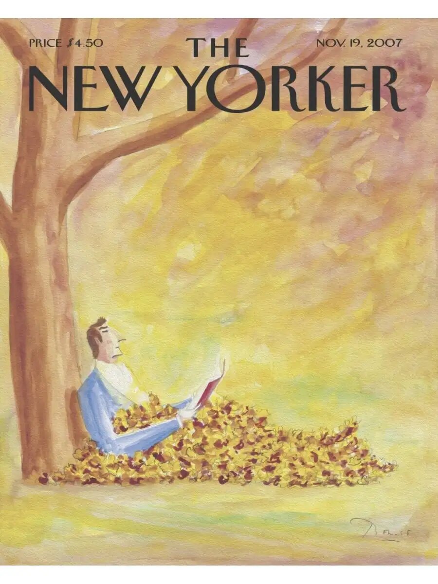 Постер New Yorker Нью Йоркер ноябрь, 40 x 50 см (без полей), бумага, без рамы — фото 1