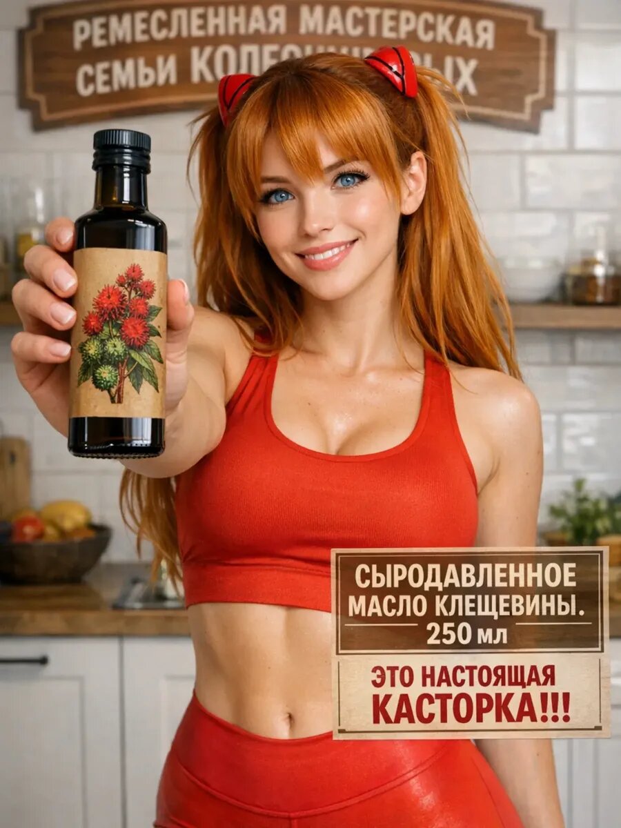 Сыродавленное масло Клещевины - Настоящее Касторовое 250мл