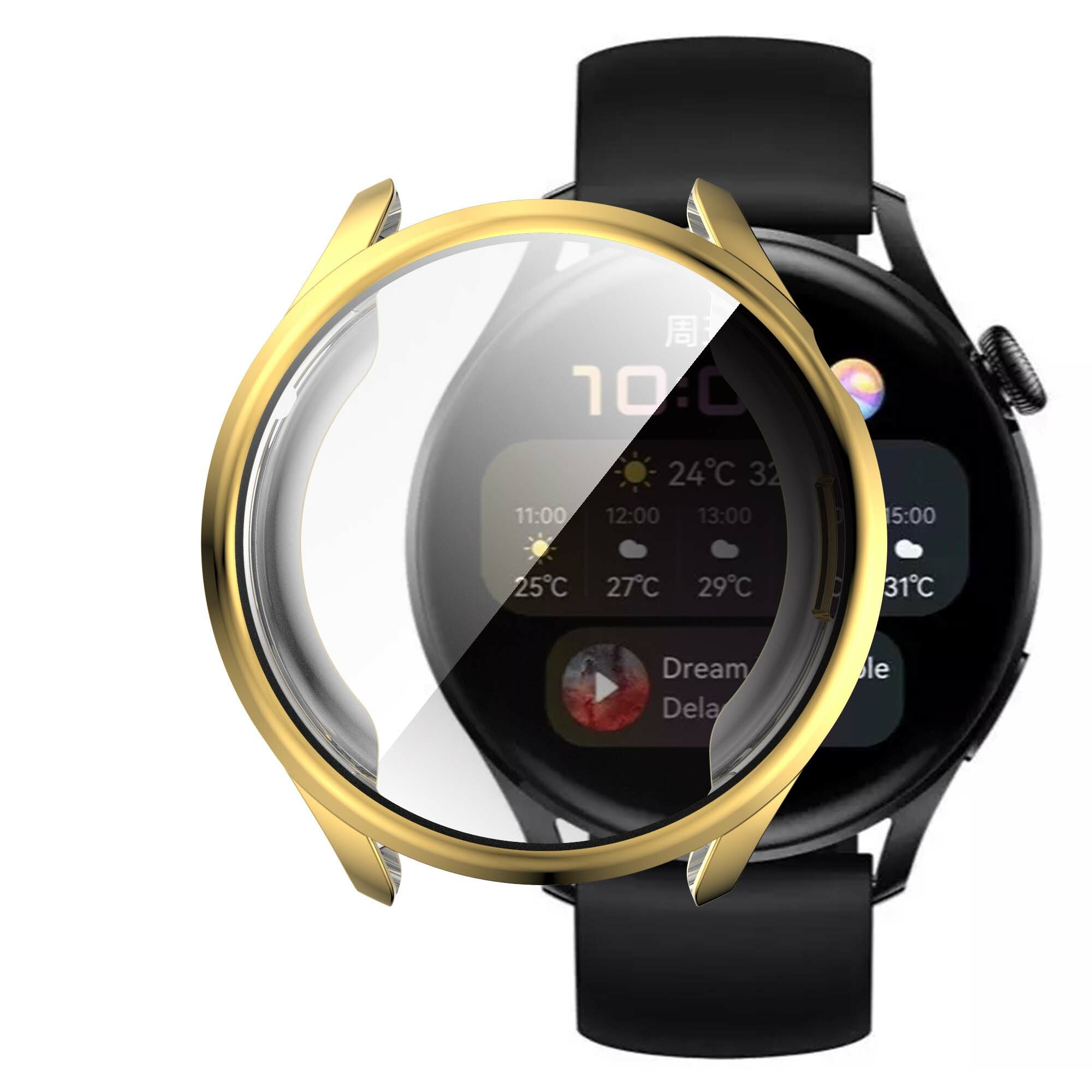 Защитный чехол унисекс Huawei Watch3/3pro из пластика PC, совместим с Watch3 и Watch3 Pro, арт. 5983054