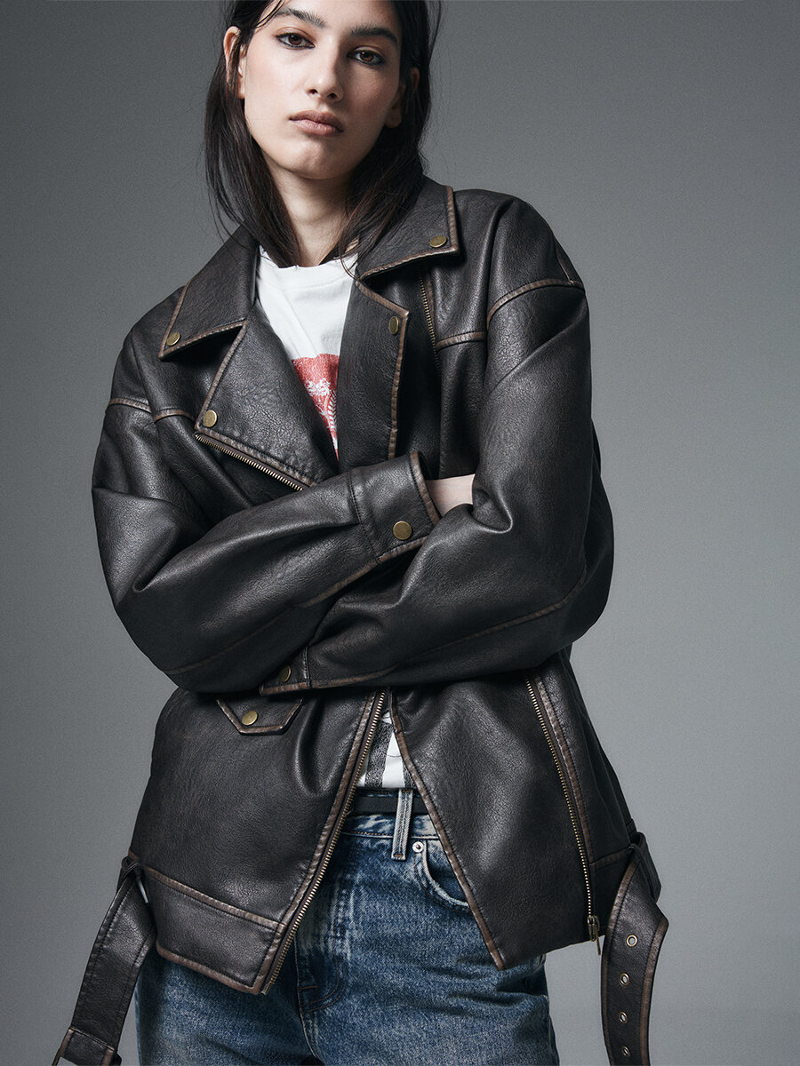 Куртка кожаная Hero