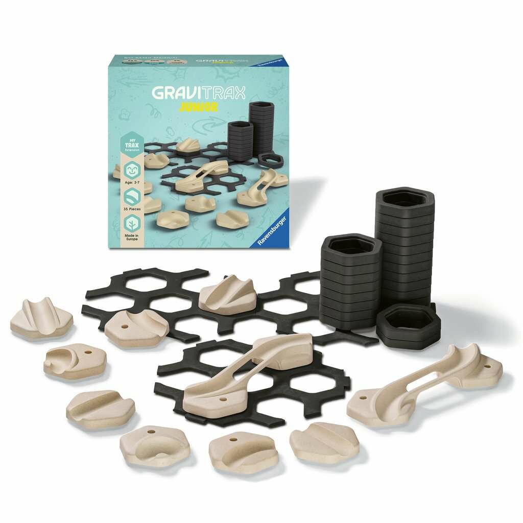 Конструктор Ravensburger GraviTrax Junior, комплект удлинителей для рельсов