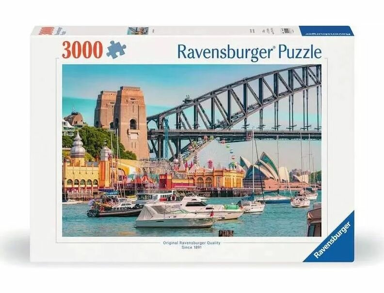 Пазл Ravensburger Секретный Сидней, 3000 деталей, 80х121 см