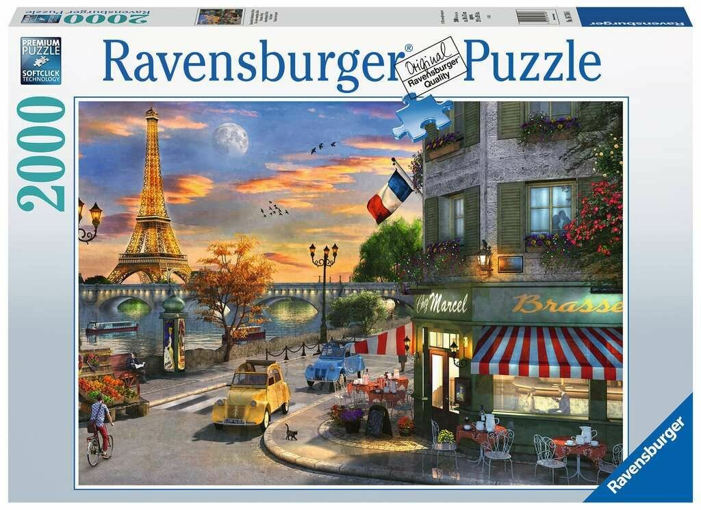 Пазл Ravensburger Закат в Париже, 2000 деталей, 75х98 см