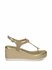Эспадрильи Michael Michael Kors Thong platform espadrilles, размер 8.5 US, gold