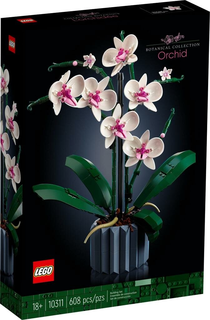 Конструктор LEGO Botanical Орхидея 10311, 608 деталей, от 3 лет