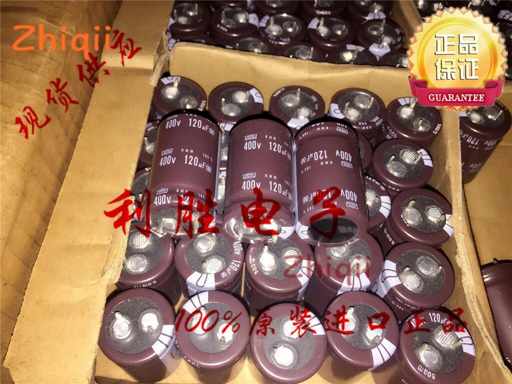 Оригинальные конденсаторы NIPPON CHEMI-CON 120 мкФ 400 В 2pcs