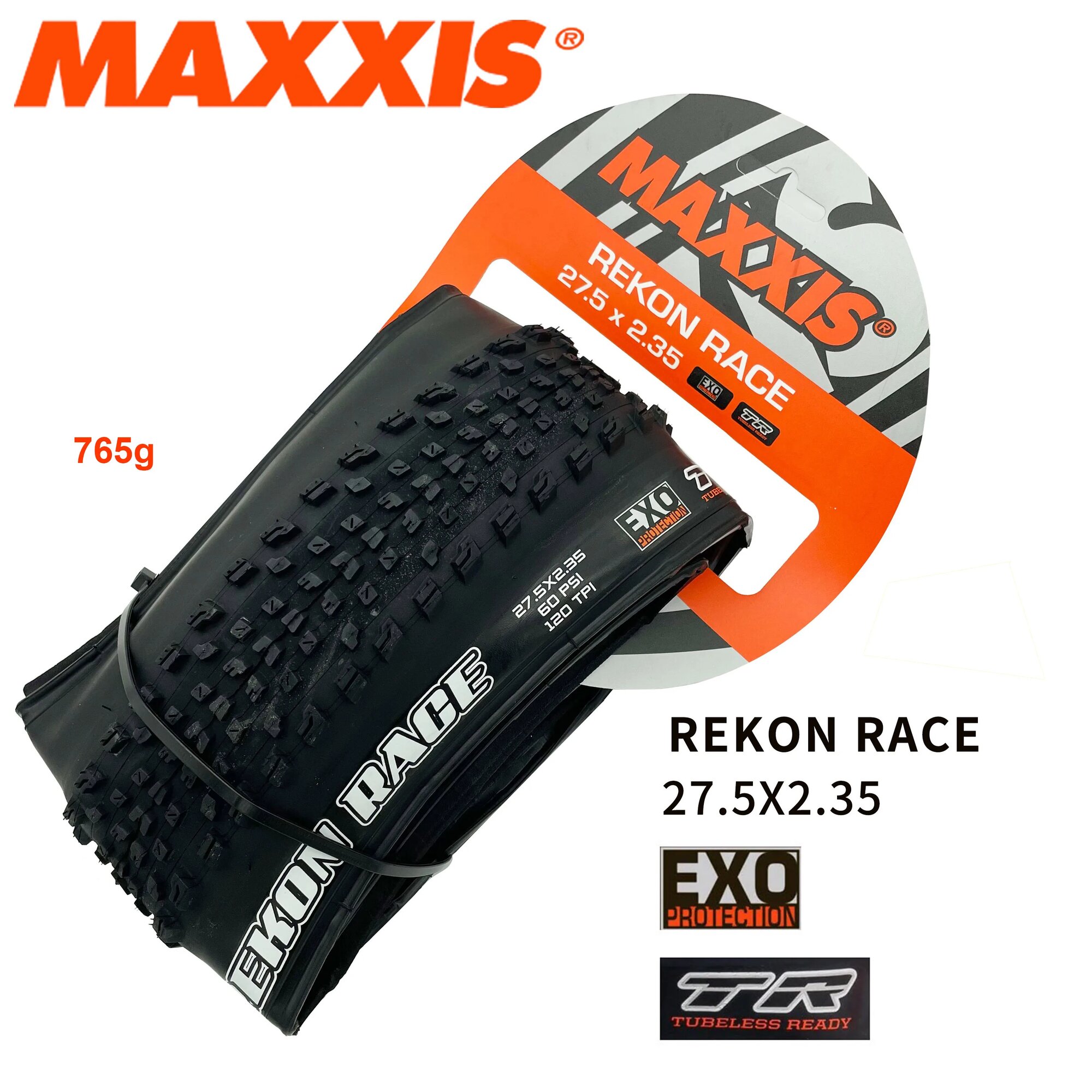 MAXXIS Rekon Race EXO TR 29-дюймовые горные шины 1x EXO TR 27.5x2.35