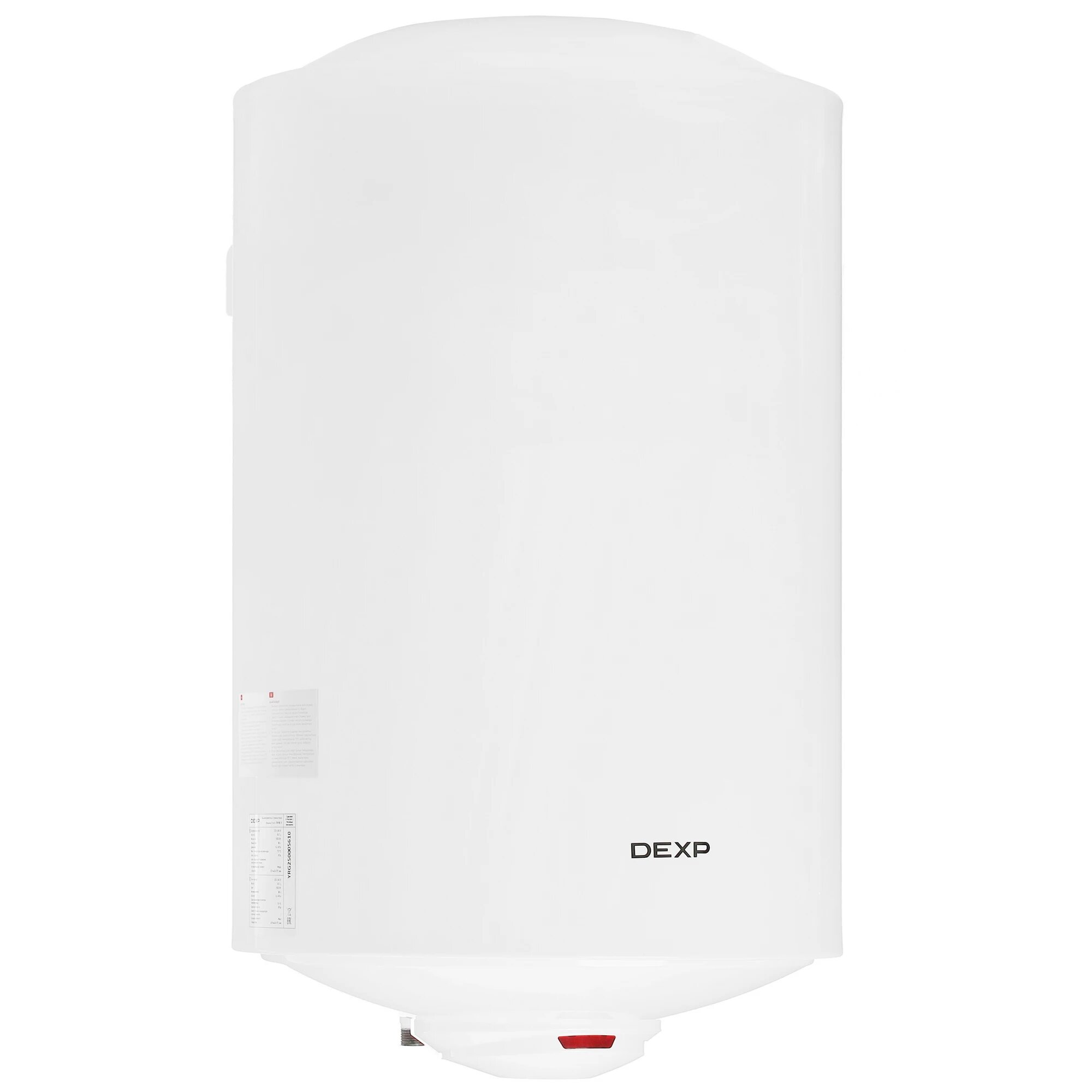 Водонагреватель электрический DEXP ER 80 V, накопительный, установка вертикальная, 80 л, эмаль