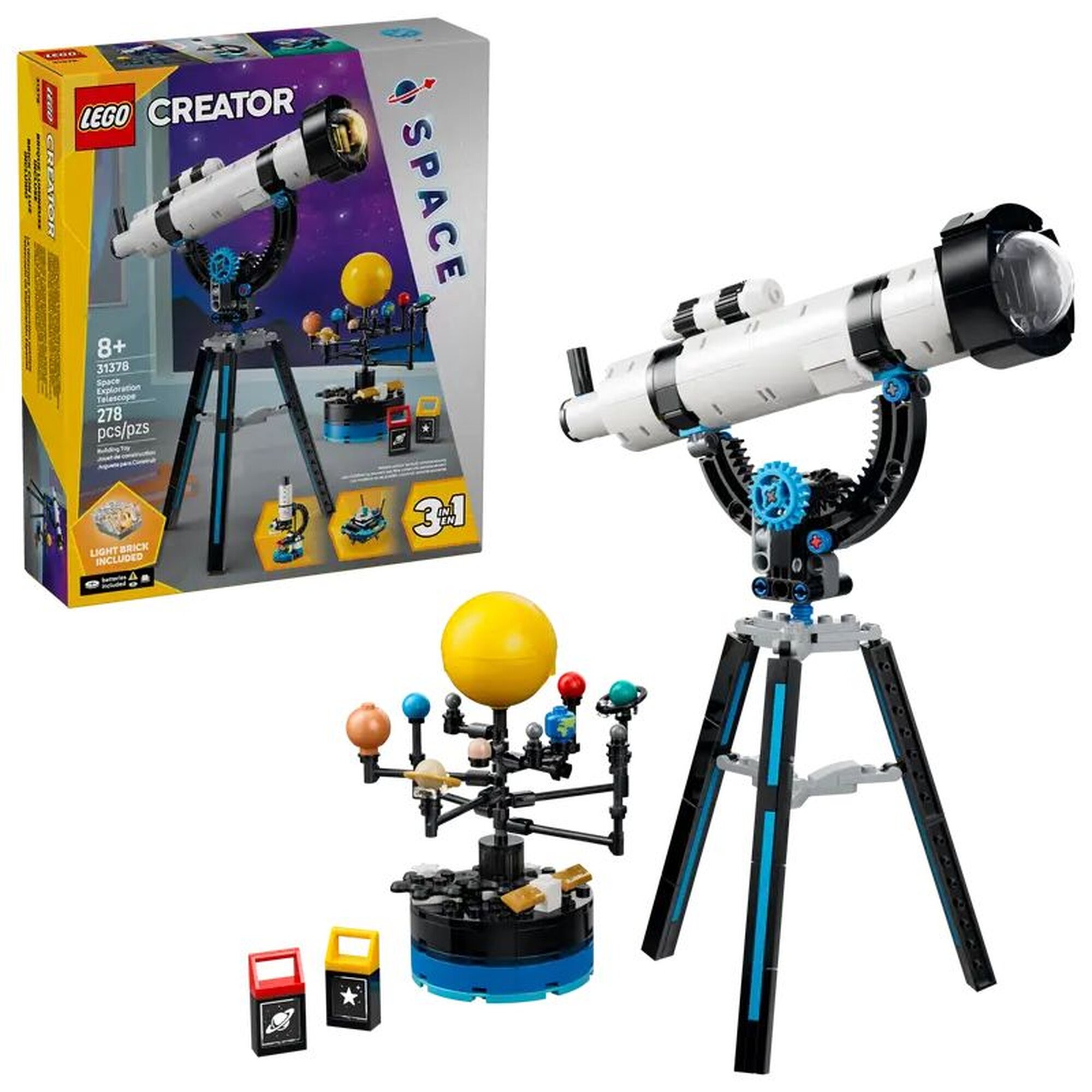 Конструктор LEGO CREATOR - Телескоп для исследования космоса, 278 эл. - Лего Креатор 31378