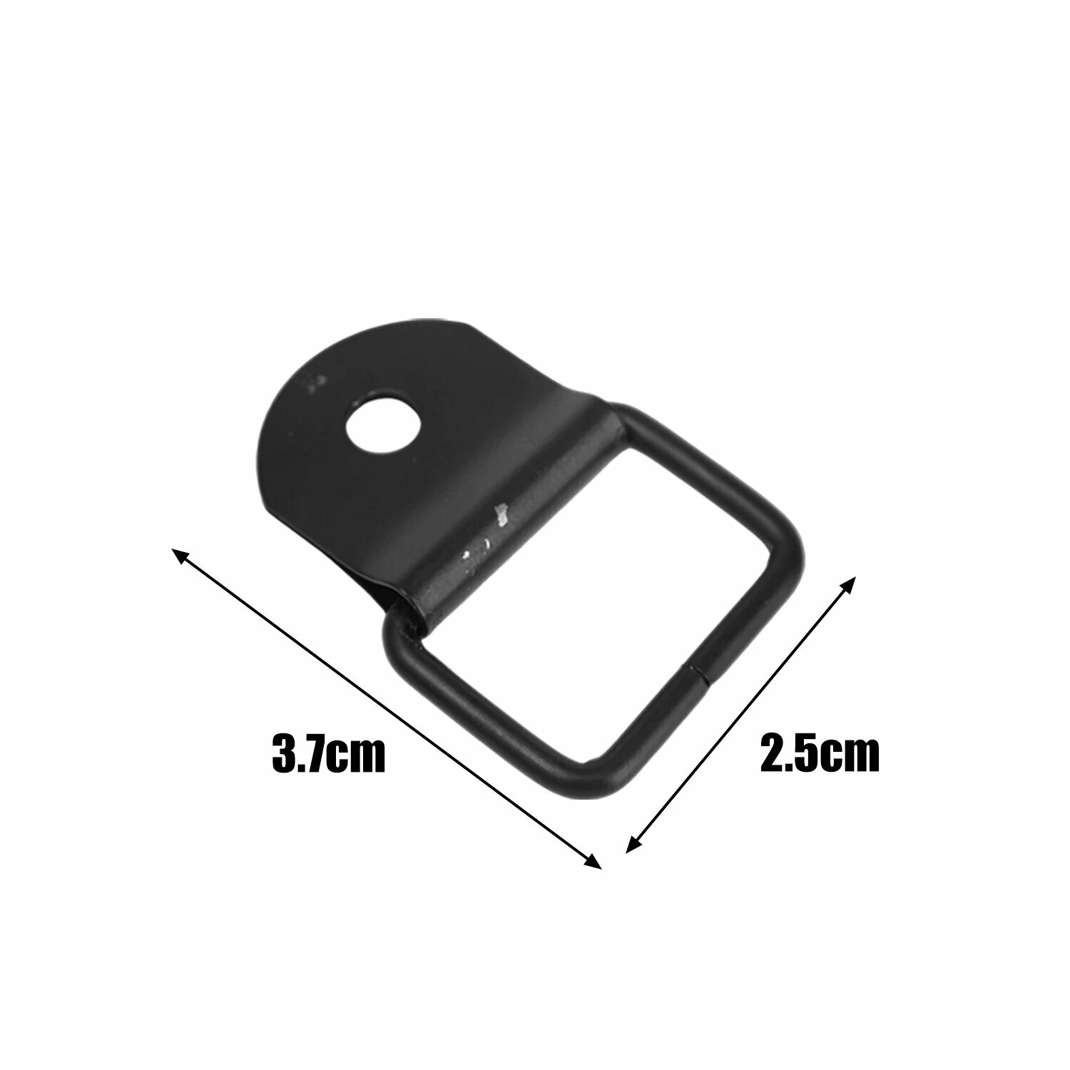 Металлический D-образный крючок 3.7x2.5 см, 1шт