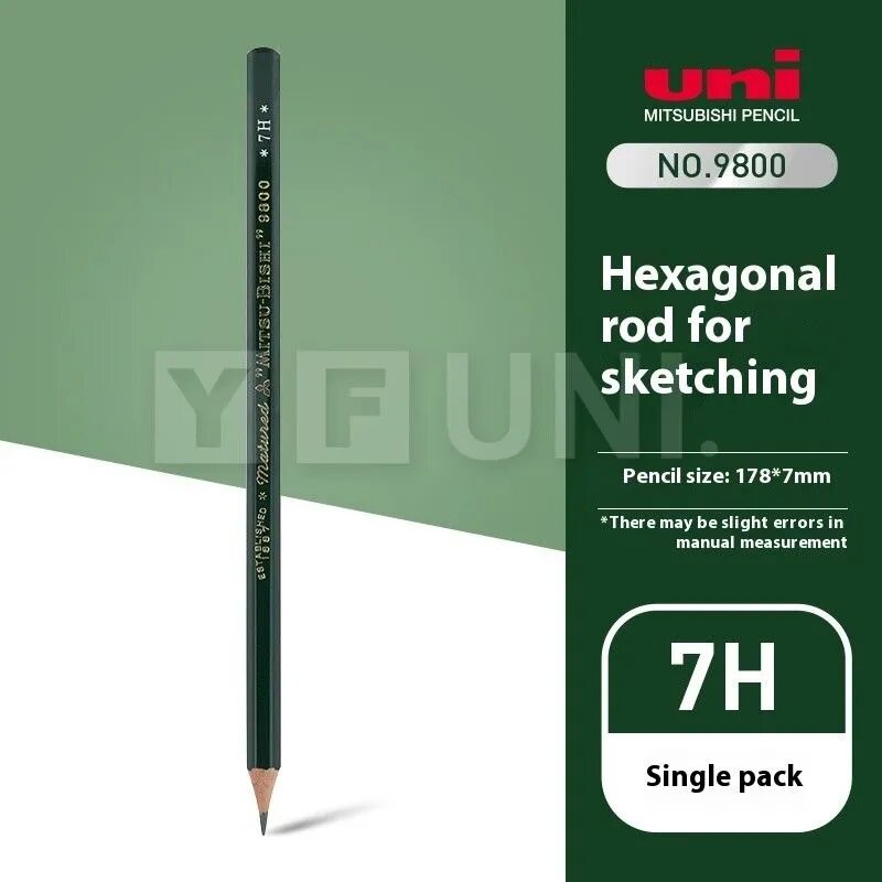 UNI Карандаш, твердость: 8H (8 Твердый)