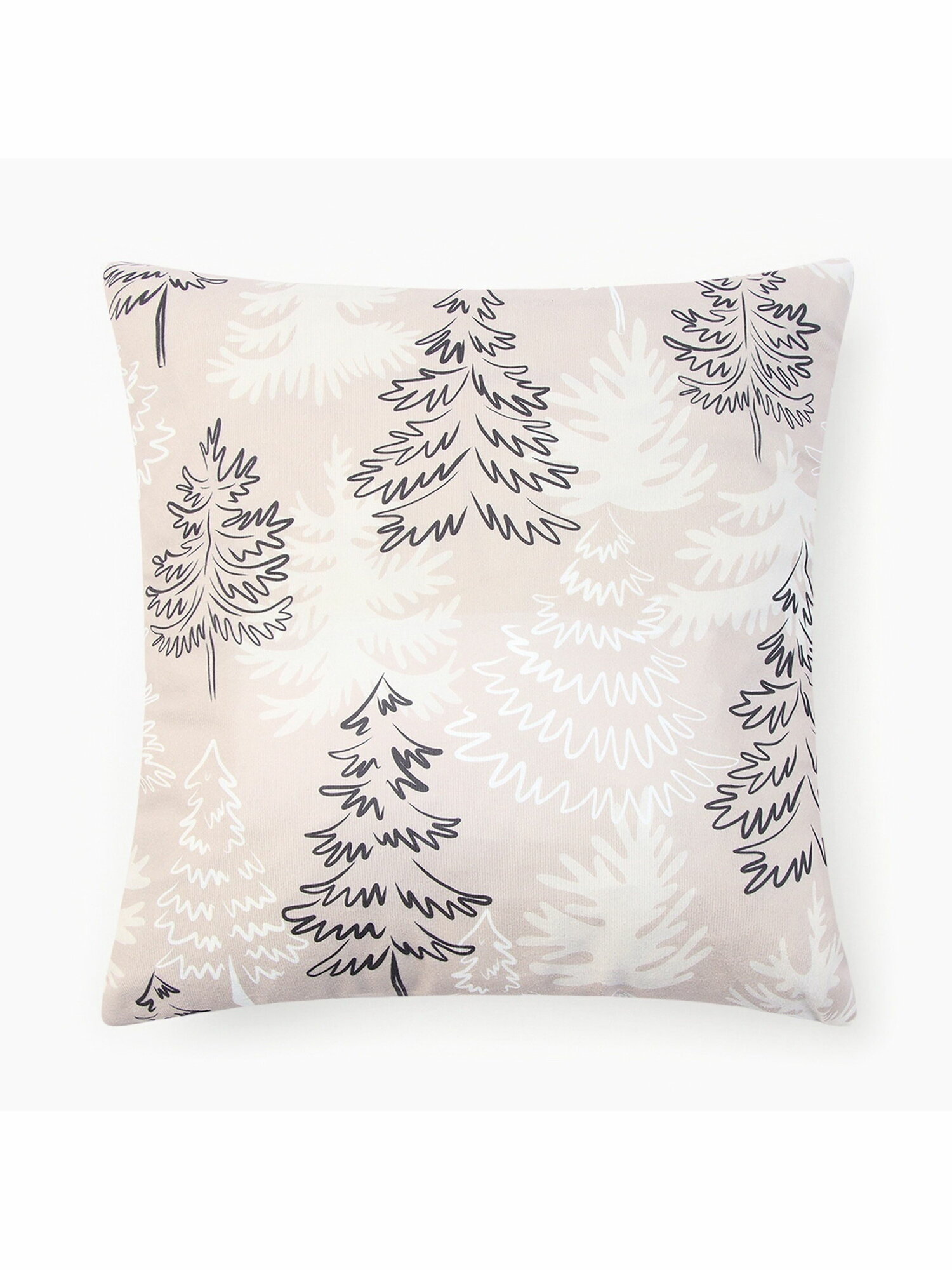 Наволочка декоративная новогодняя "Этель. Зимний лес" 40x40 см