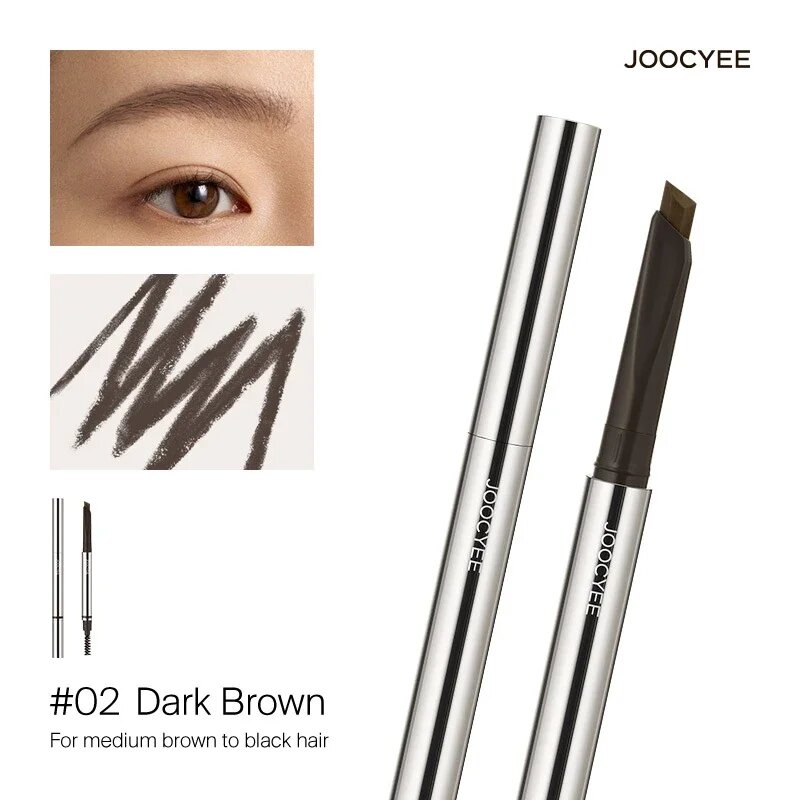 JOOCYEE карандаш для бровей #02 Dark Brown