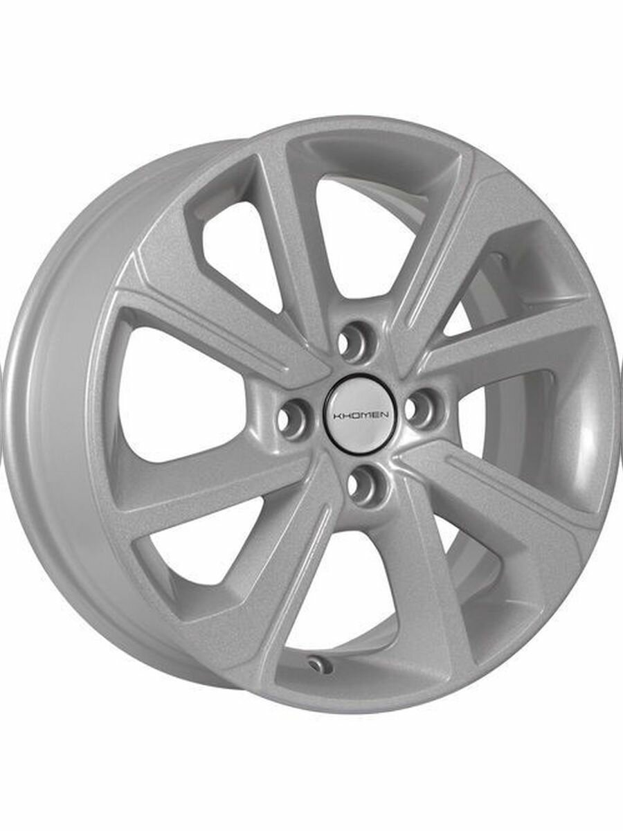 Колесный литой диск KHOMEN KHW1501 (15_Rio II) R15x6 4x100 ET46 CB54.1 F_silver