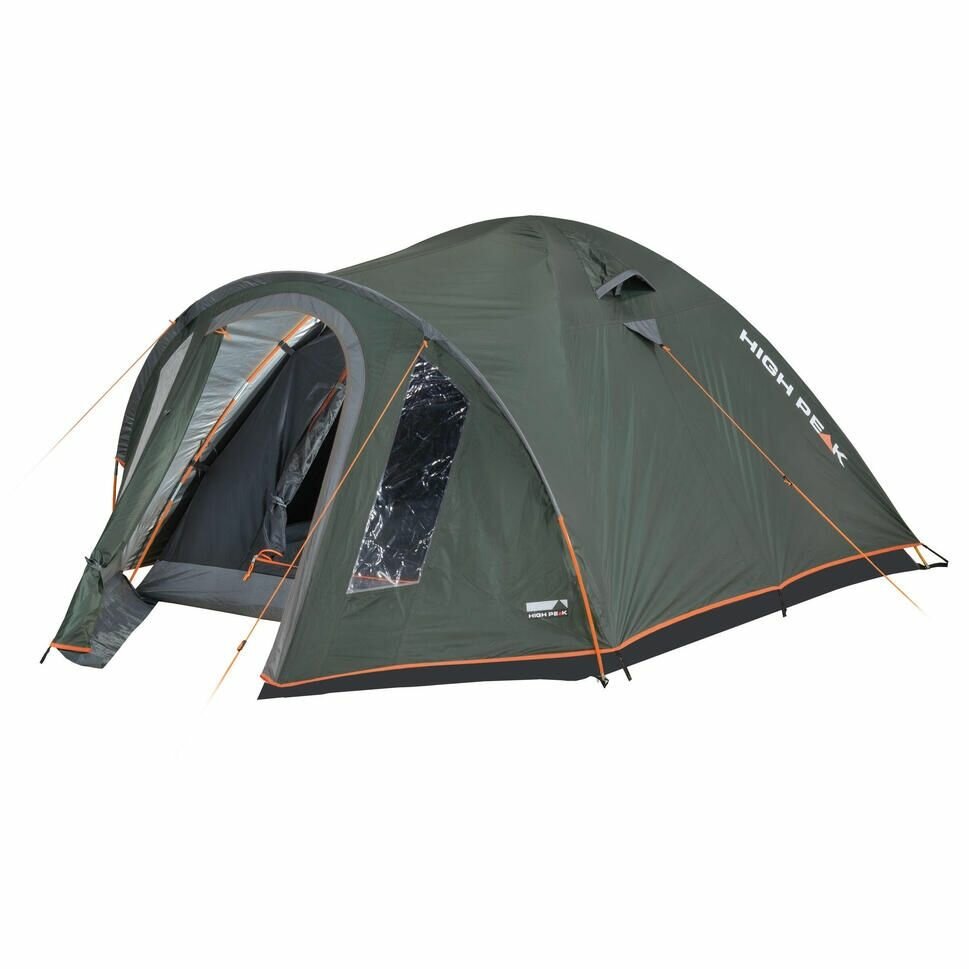 Decathlon Купольная палатка High Peak Nevada 3.1 на 3 человека, без ПФУ, защита от УФ-излучения 80