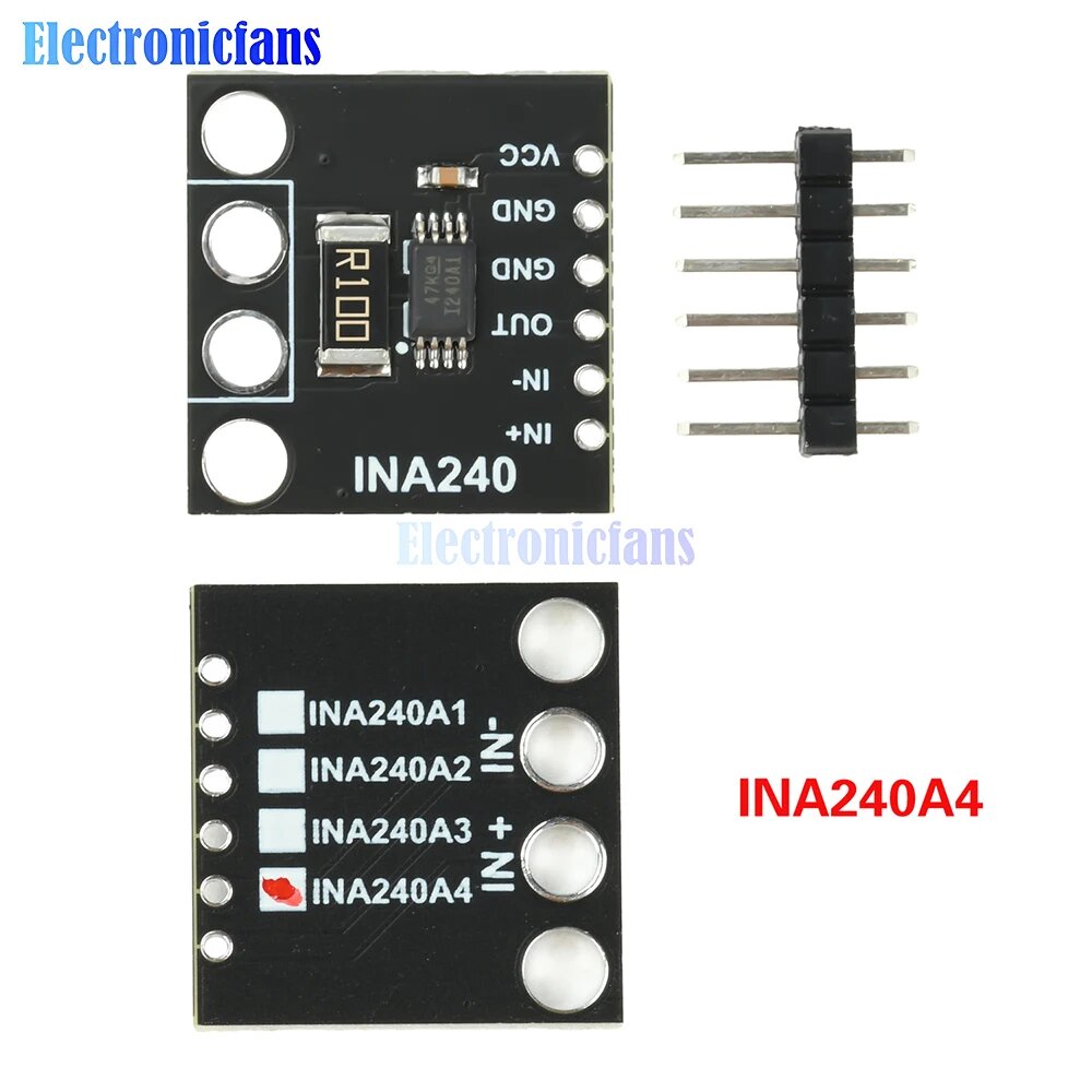 INA240 Двунаправленный усилитель тока, 200V