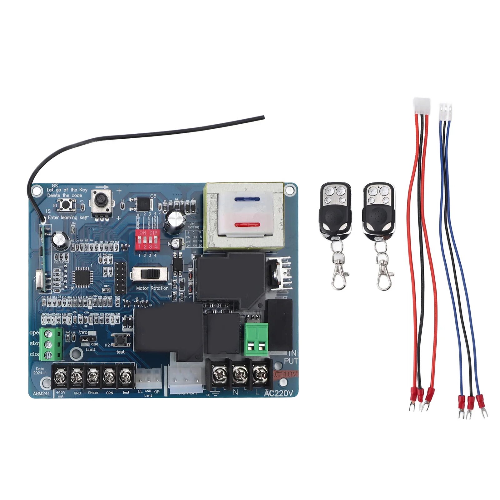 Печатная плата для открывания раздвижных ворот, универсальный чувствительный двигатель для раздвижных ворот, основная электронная плата управления для замены 220 В