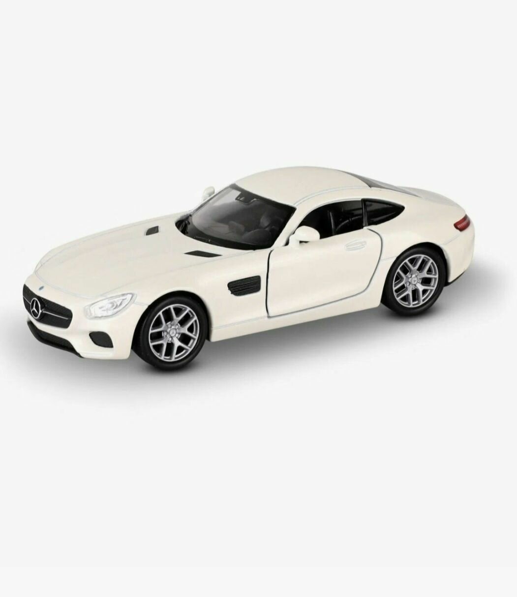 Машинка металлическая 1:34/39 Mercedes-Benz AMG GT 43705 Welly белая