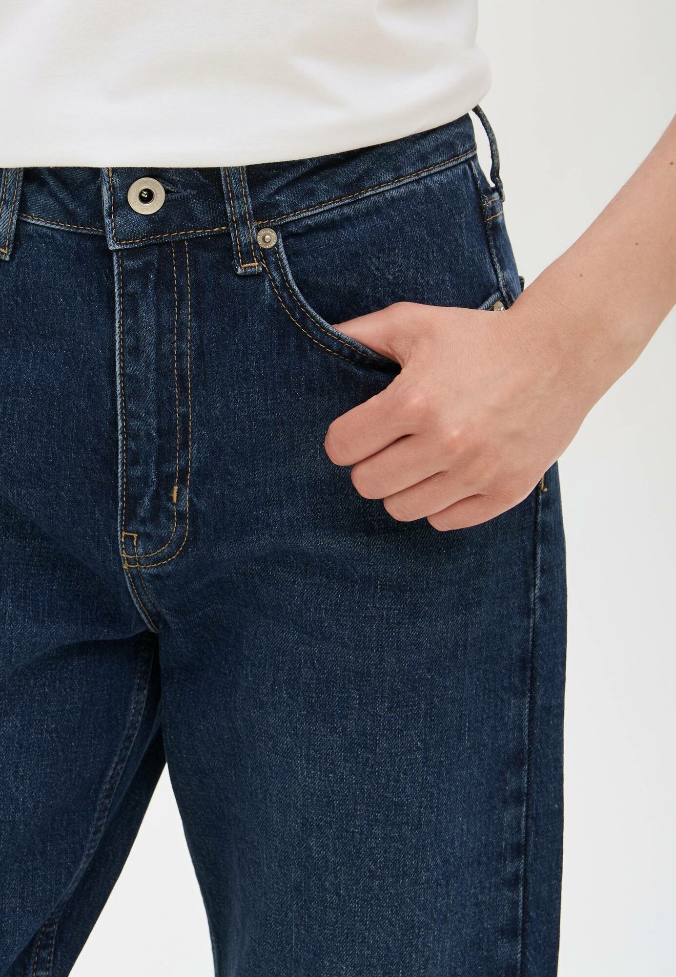 Джинсы клеш KARL LAGERFELD JEANS, размер 25/32, темно-синий — фото 1