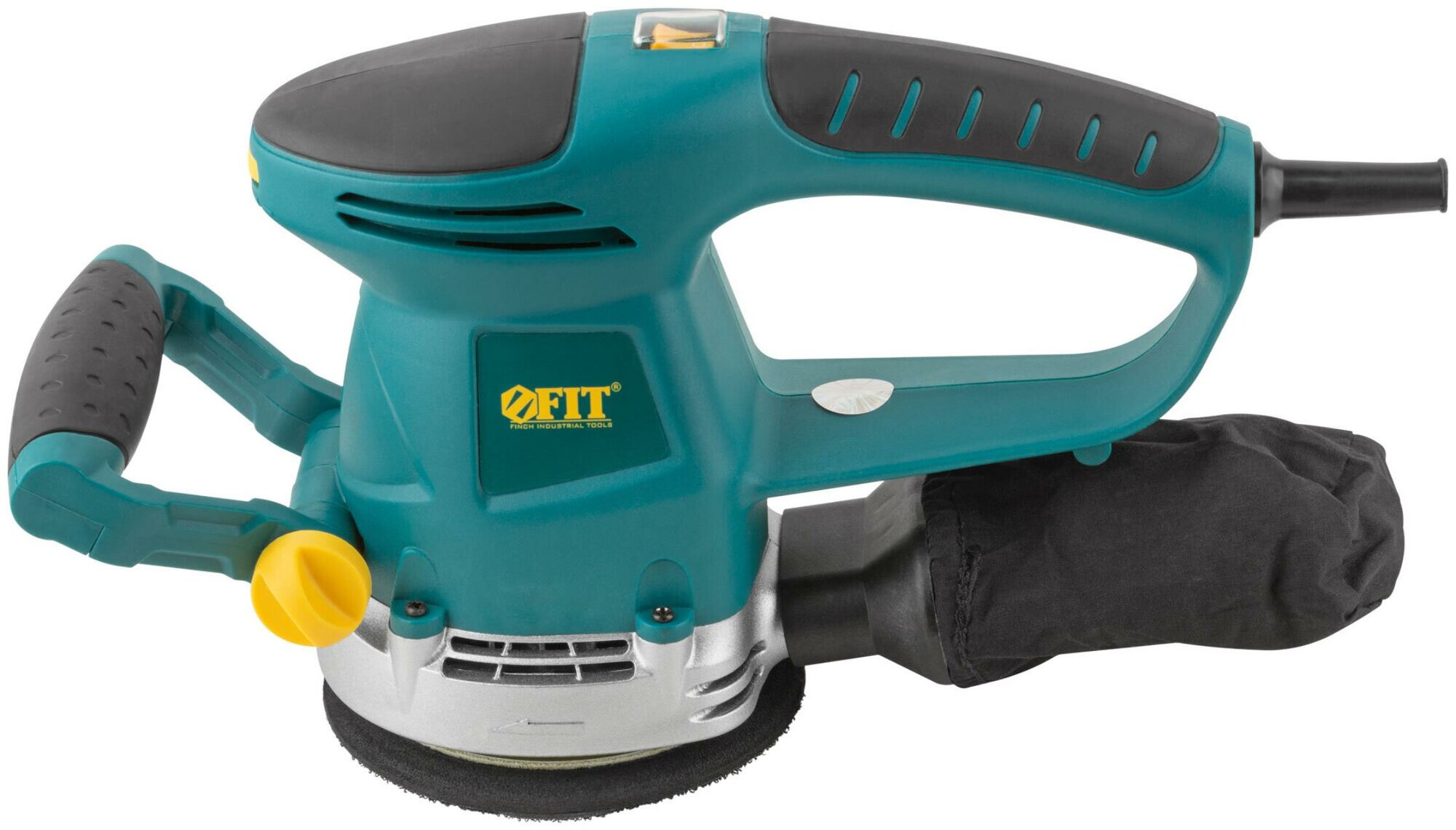 Шлифмашина эксцентриковая 480 Вт; 4000-14000 об мин; 125 мм; 2 кг; липучка; коробка