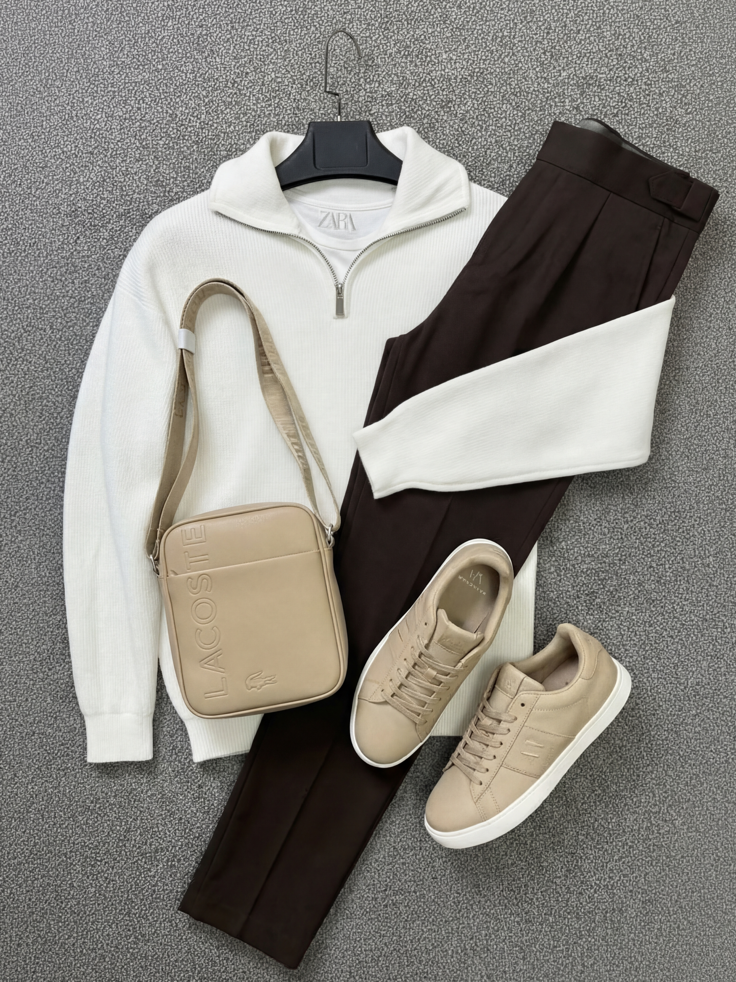 Джемпер вязаный на молнии полузамок