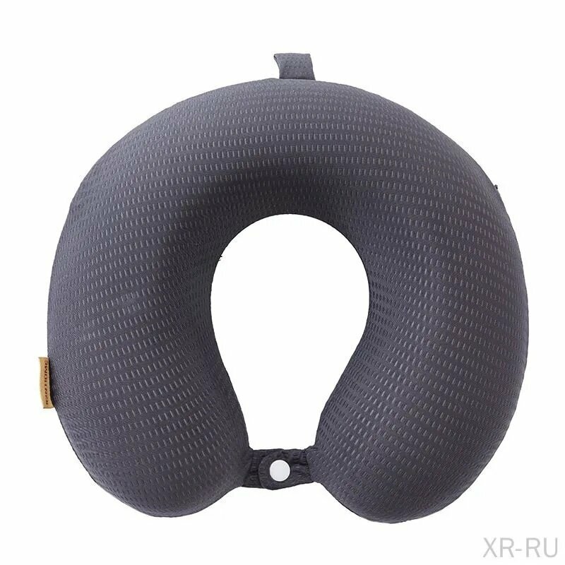 Подушка Edinzu из пены с эффектом памяти Memory Foam 10x43 см, темно-серого цвета