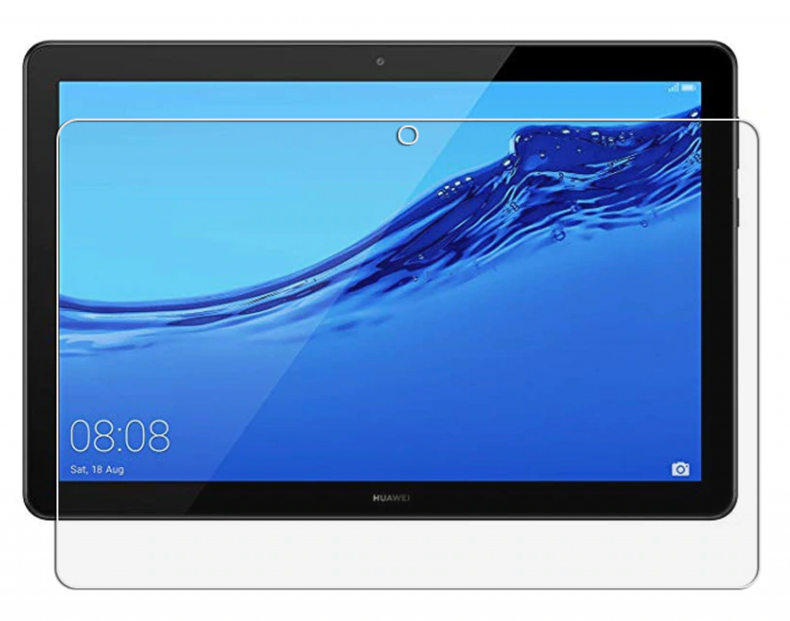Защитное стекло MyPads для Huawei MediaPad T5 10 с противоударной защитой и олеофобным покрытием