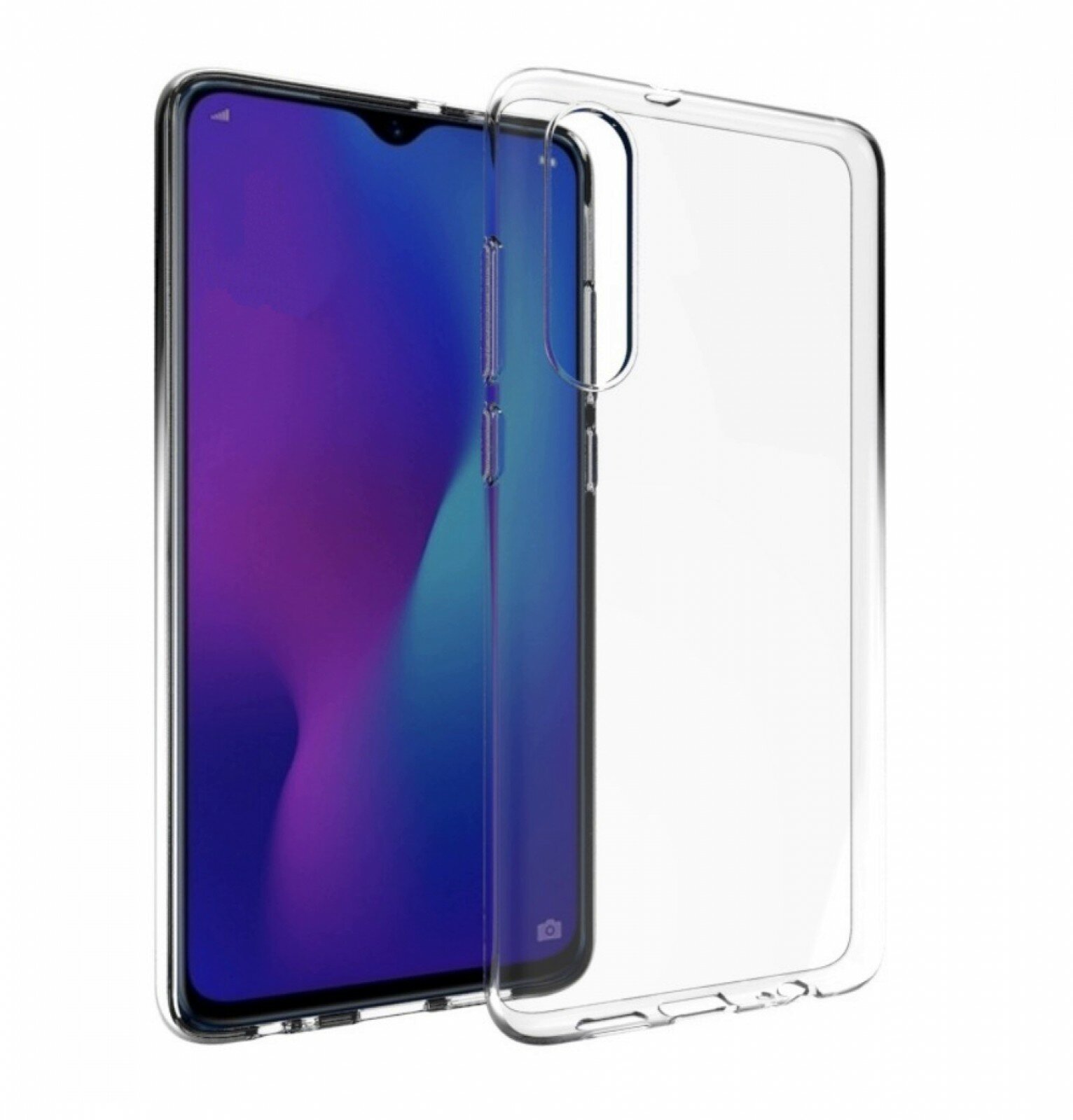 Чехол бампер MyPads Tocco для Huawei P30 ультра-тонкий прозрачный силиконовый