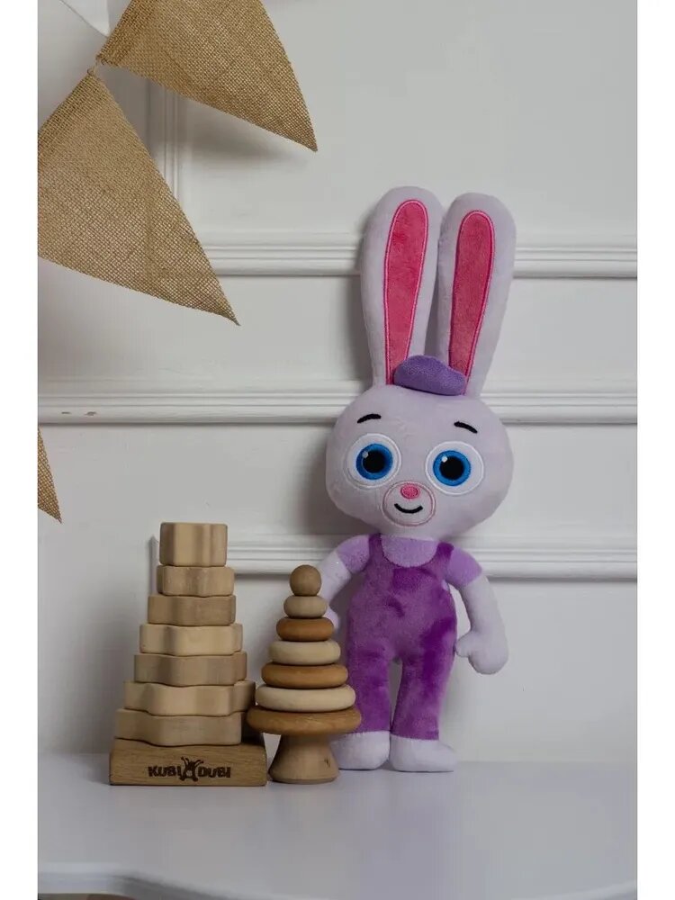 Красочный плюшевый кролик Скок - мягкая игрушка для детей, плюш, для мальчиков, фиолетовый