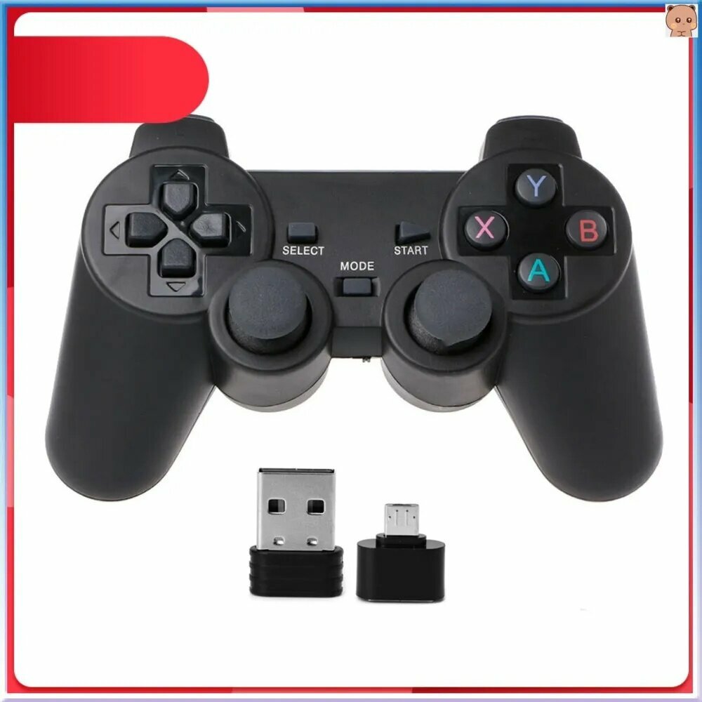 Бестселлер для Android TV Box и PS3, беспроводной геймпад 2.4G