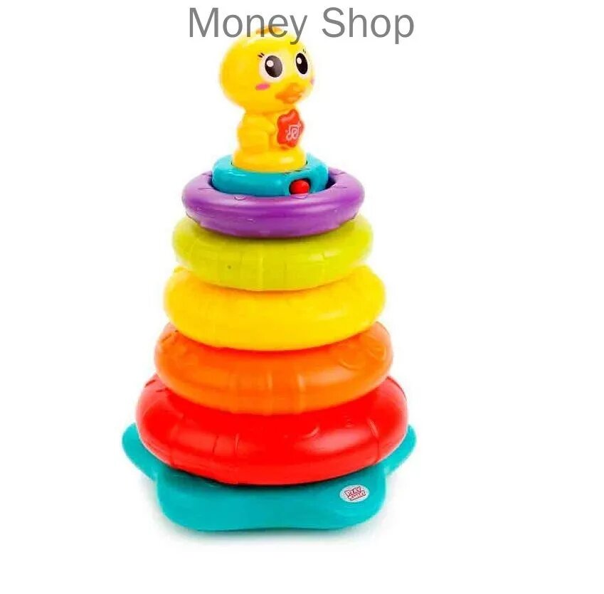Игрушка Play Smart Радужная Утя пирамидка, русская озвучка, музыкальная