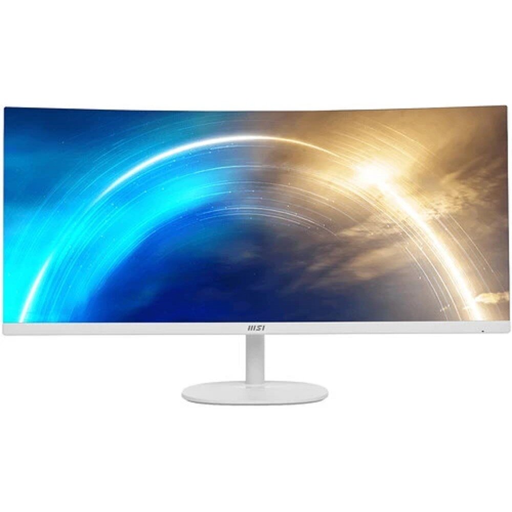 Монитор MSI PRO 34" MP341CQW белый VA Curved 3440x1440 100Hz 4ms 2xHDMI2.0 DisplayPort1.2 2x2W VESA 9S6-3PB2CT-025