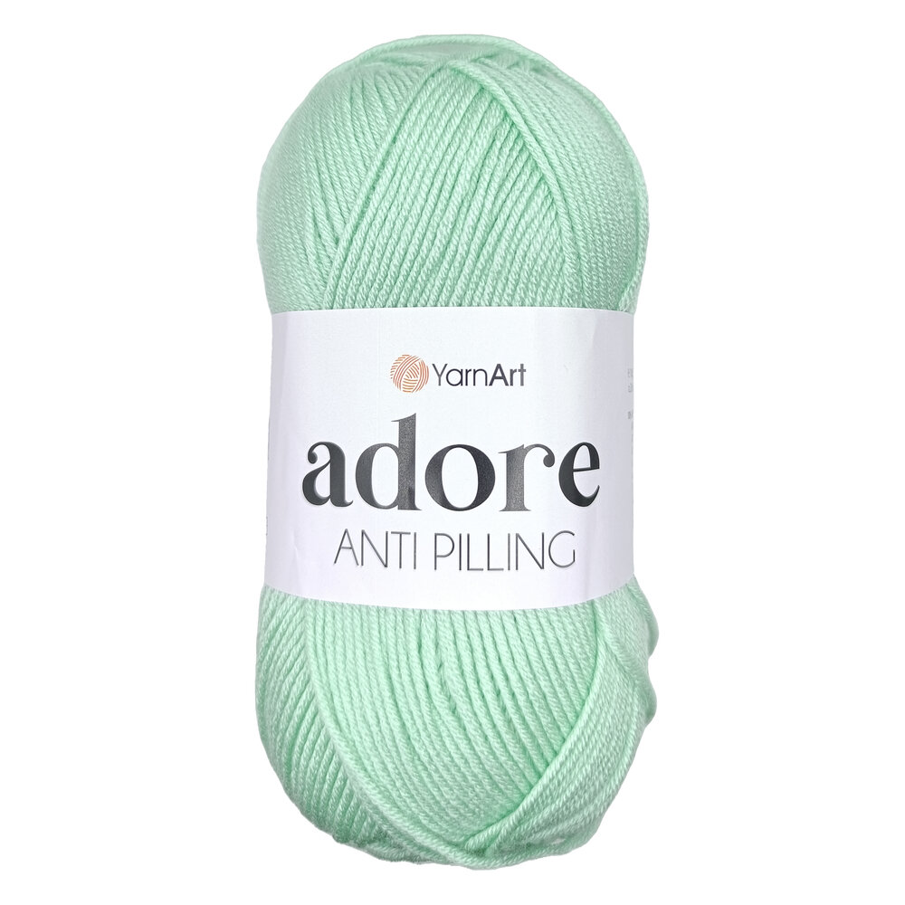 Пряжа для вязания YarnArt Adore 341 ментол 100 гр/280 м 100% антипилинг акрил