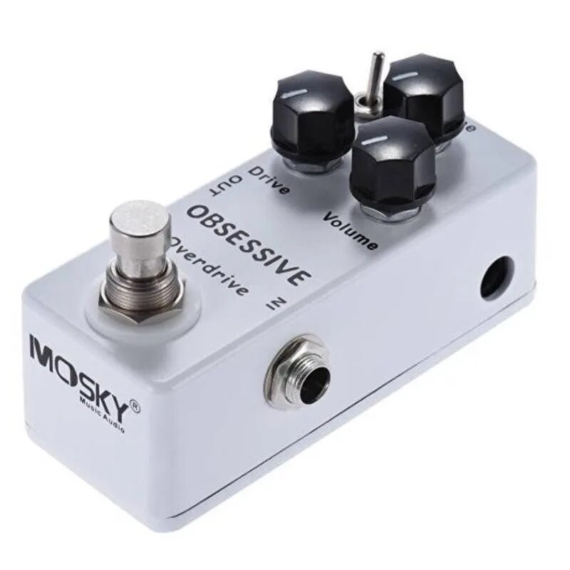 MOSKY OCD OVERDRIVE Гитарная педаль эффектов белый алюминиевый сплав — фото 1